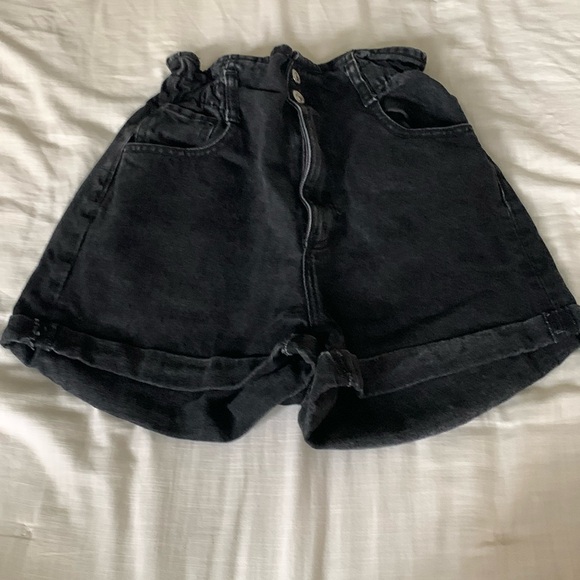 Mango | Shorts | Mango High Rise Jeans Scrunched Shorts | Poshmark